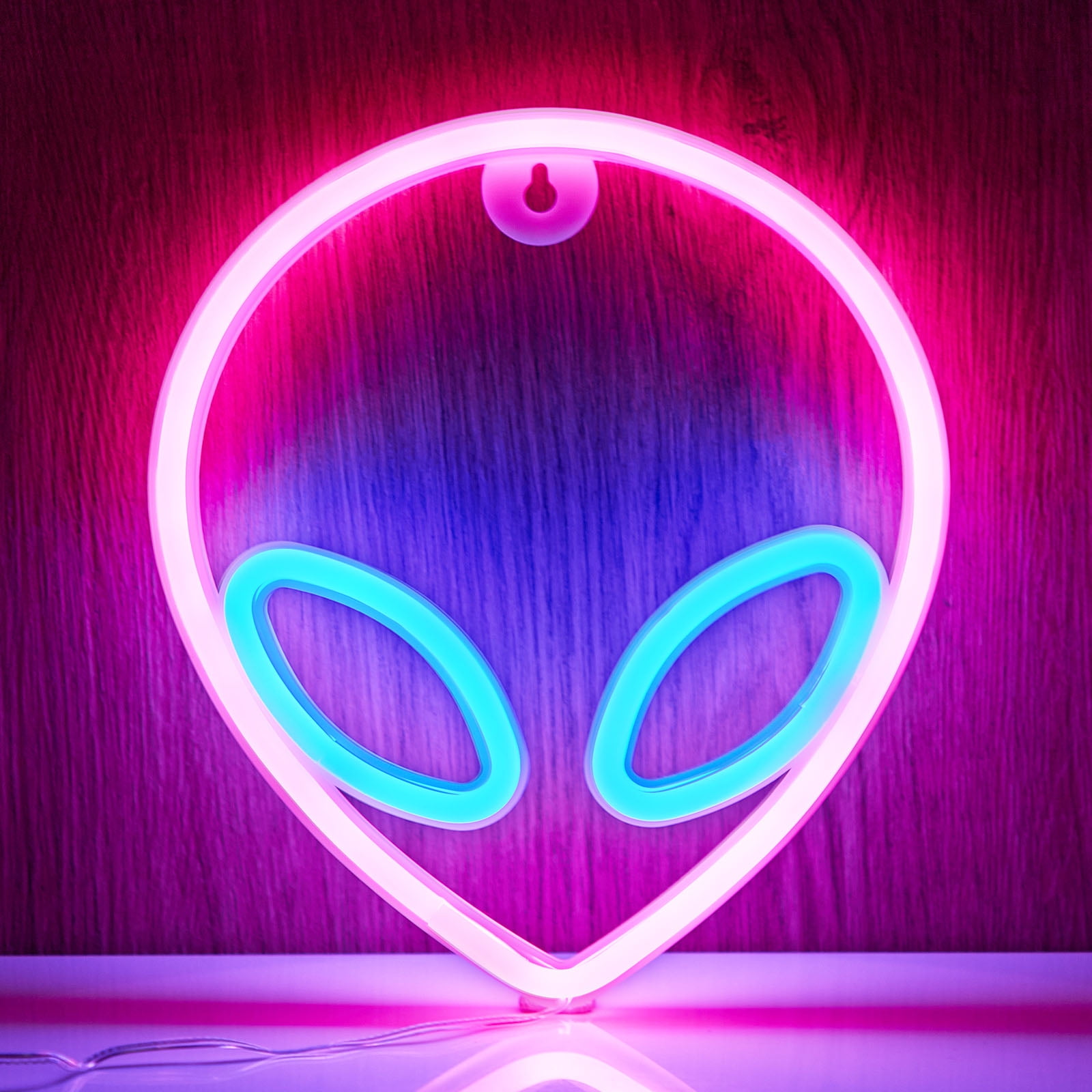 DYstyle LED Sweet Heart Butterfly Neon Lights Sign for Wall Decor ...