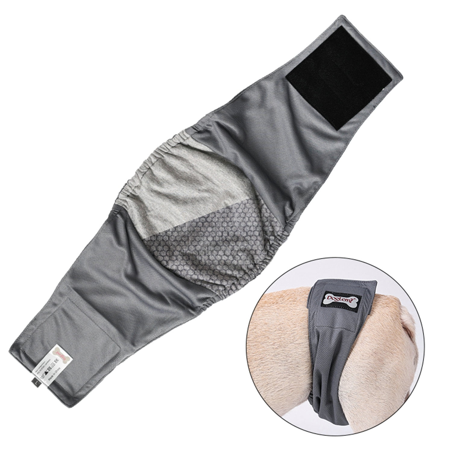 DYstyle Male Pet Dog Graphene Physiological Sanitary Pants ...