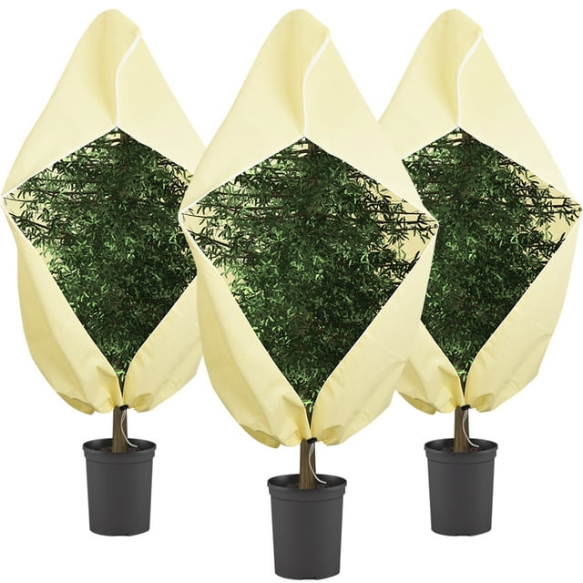 DYstyle Outdoor Plant Covers Freeze Protection,,Winter Antifreeze Frost ...