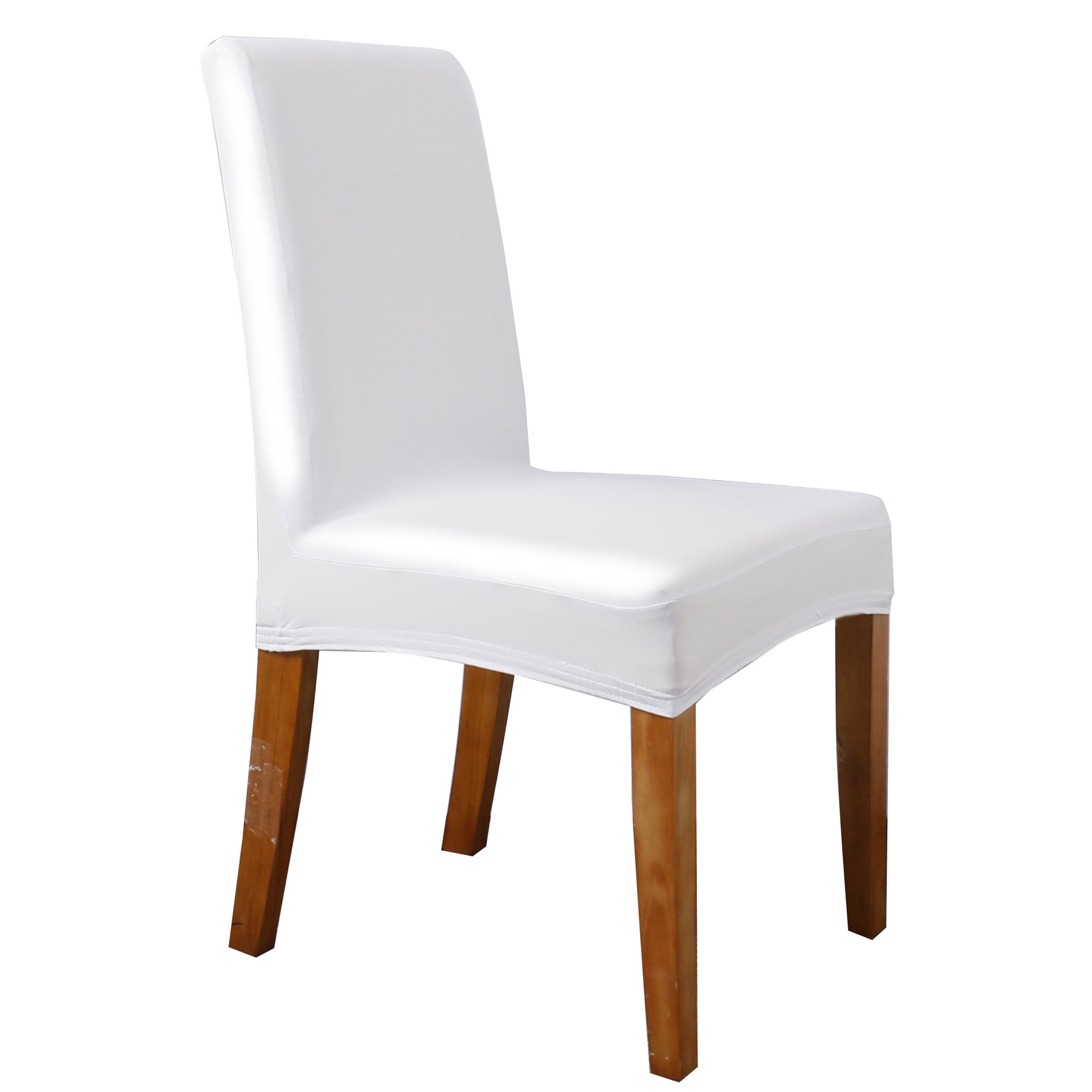 DYstyle PU Stretch Waterproof Short Dining Room Chair Slipcover ...