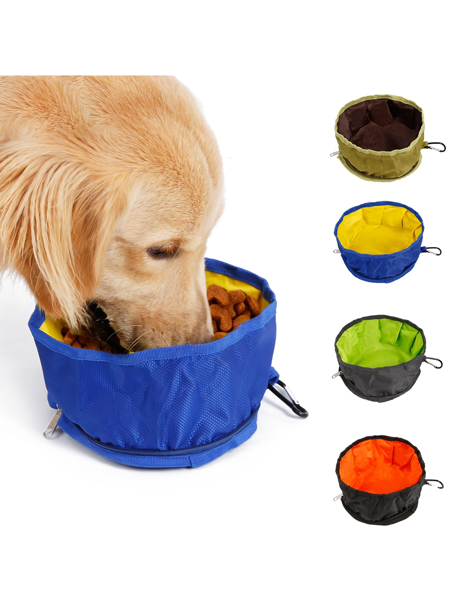 DYstyle Pet Outdoor Portable Foldable Waterproof Collapsible Dog Bowl ...