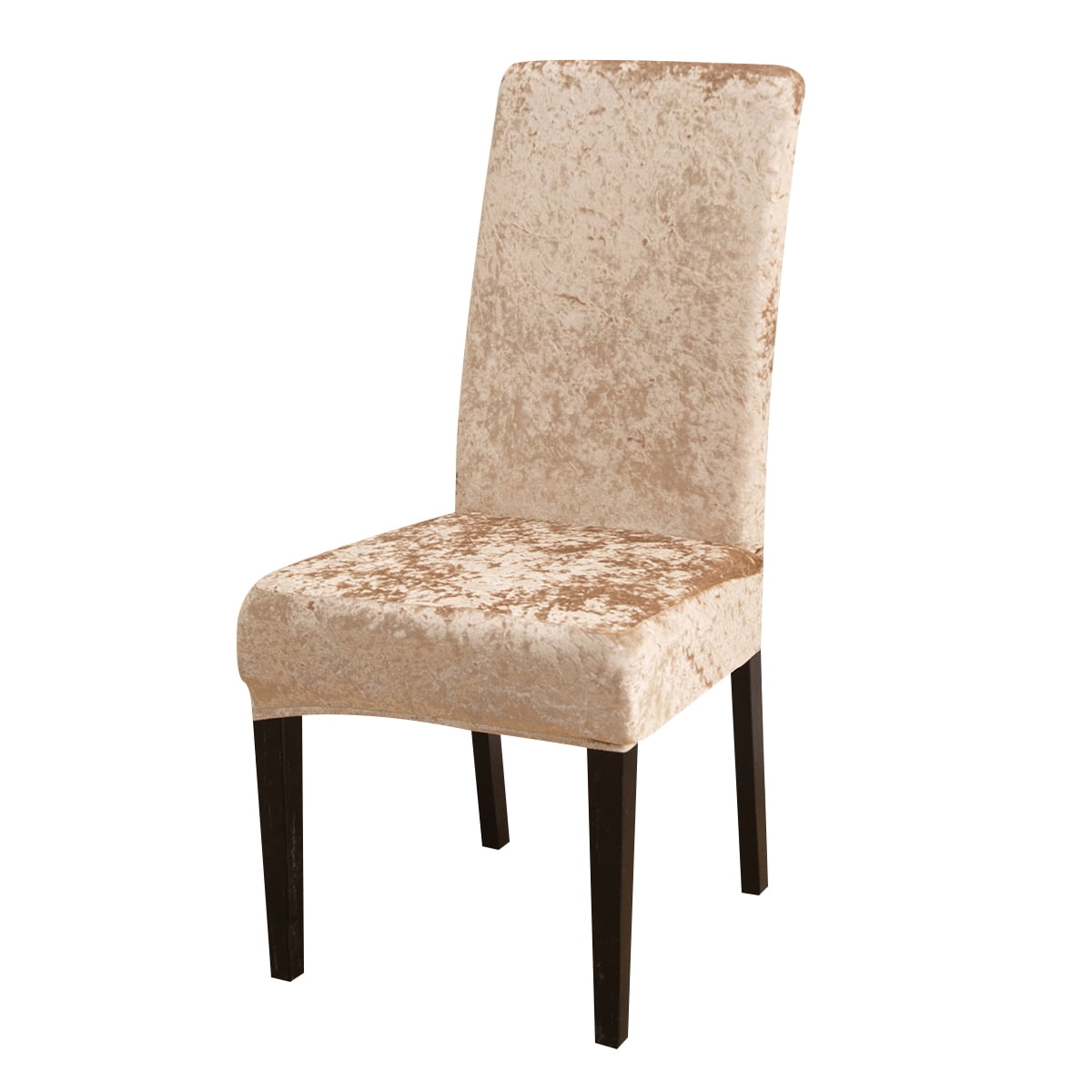 DYstyle Spandex Velvet Stretch Chair Cover Wedding Banquet Glittery ...
