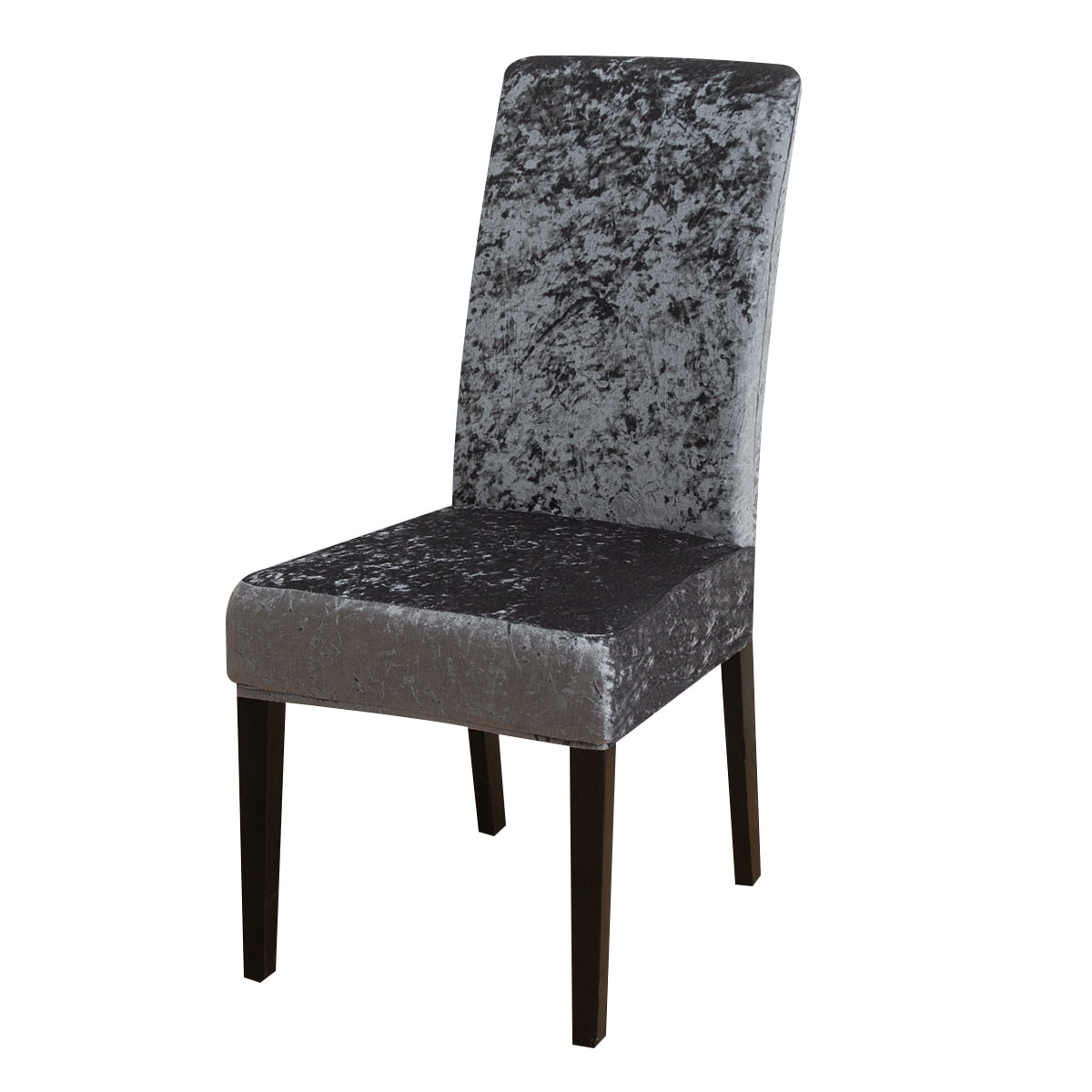 DYstyle Spandex Velvet Stretch Chair Cover Wedding Banquet Glittery ...