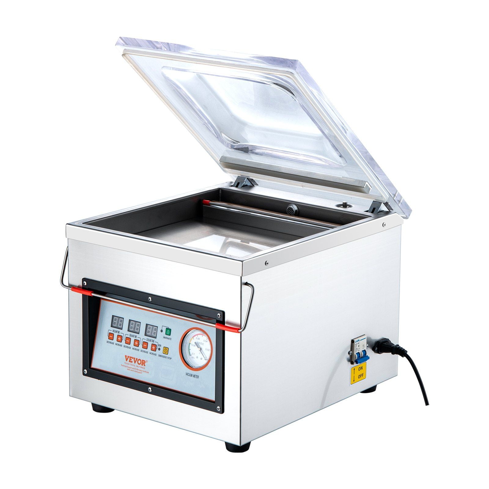DZ-260C Chamber Vacuum Sealer, 110V Commercial Food Saver Machine for ...