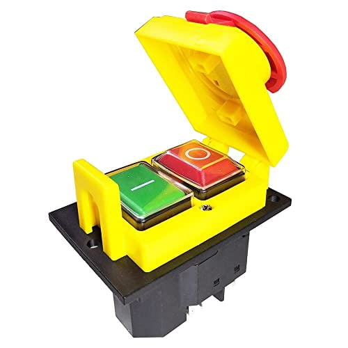 DZ05 Waterproof Electromagnetic Pushbutton Switches Three Phase 400V ...