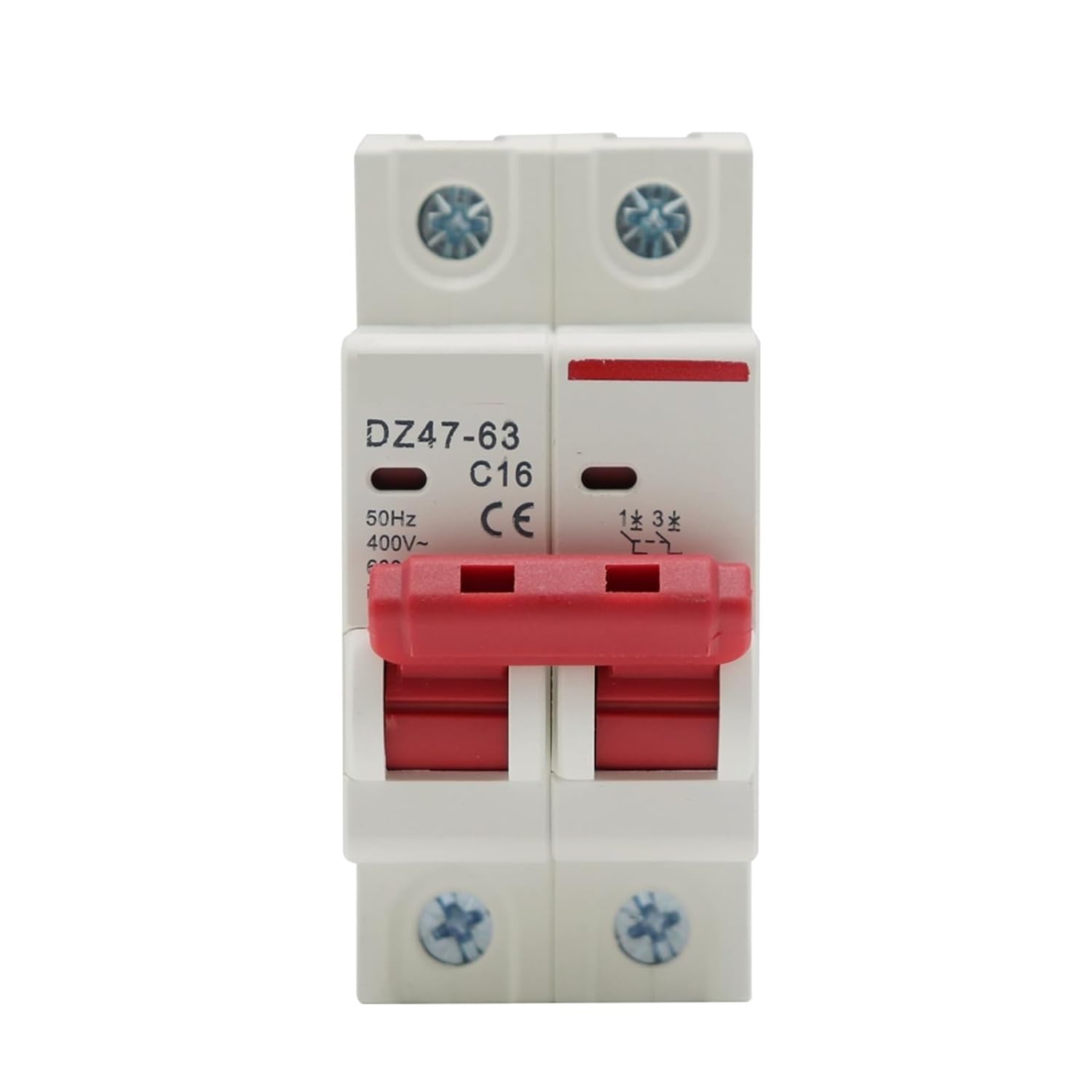 DZ47 400V 1-4P 3-125A Type C Mini Circuit Breaker MCB Short Circuit Overload Circuit Protector ...