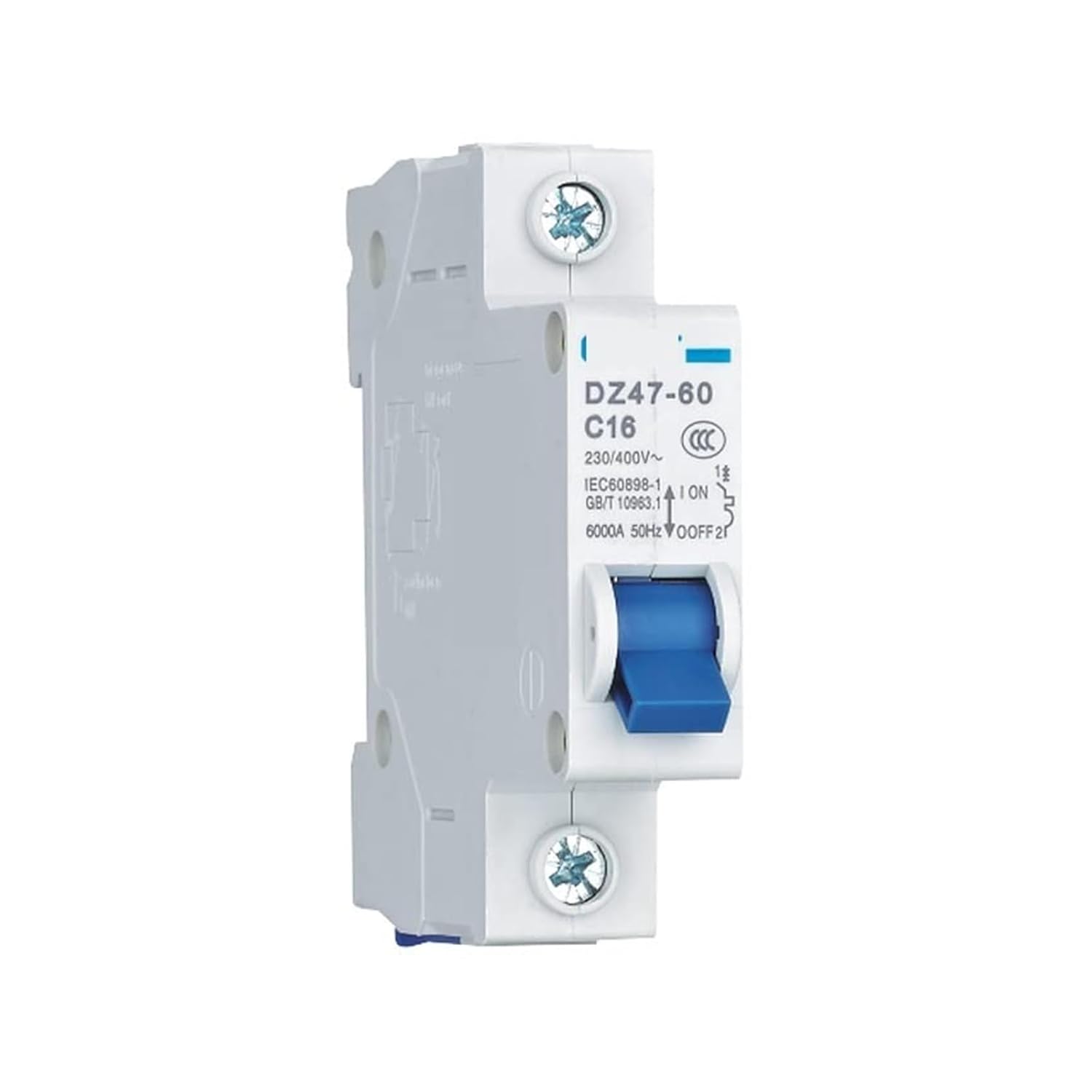 DZ47-60 1/2/3/4P AC 230/400V Breaker C 1 2 3 4 5 6 10 15 16 20 25 32 40 50 60A Type C Short ...