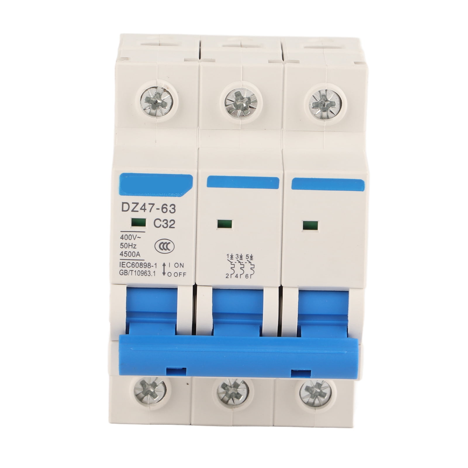 DZ47‑63 3P 32A 400V Earth Leakage Protection Circuit Breaker - Walmart.com