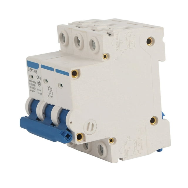 DZ47?63 3Pole 63A RCCB Residual Current Circuit Breaker 220/380V ...