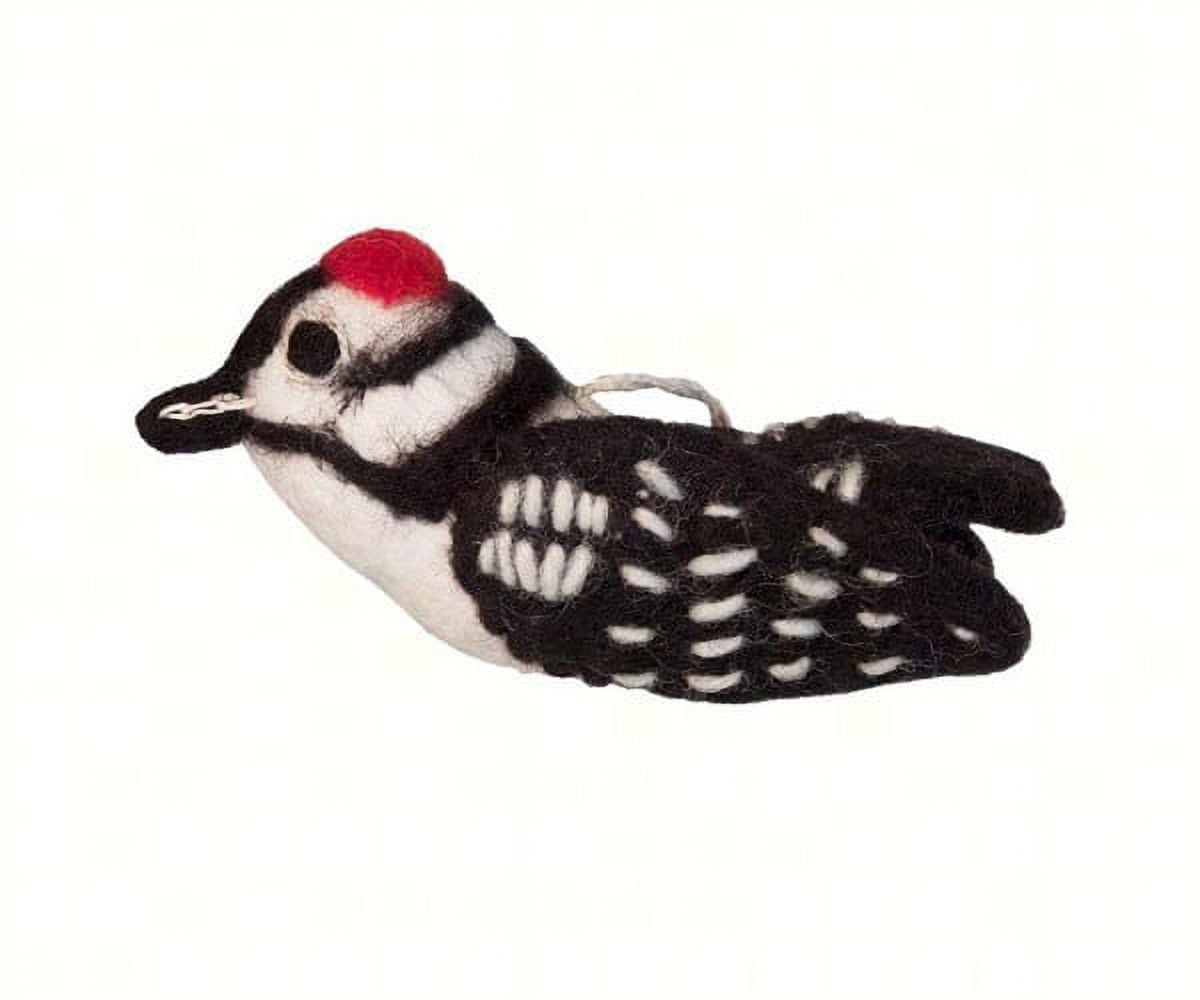 DZI Handmade Designs DZI483038 Downey Woodpecker Woolie Ornament ...