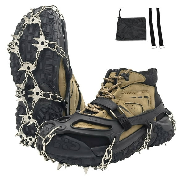 Crampon,Ice Boot Crampons Ice Boot Snow Spikes 21 Spikes Slip Ice ...