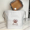 DZQMTKX Insulated Lunch Bag For Women, Drawstring Lunch Tote, Portable ...