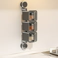 DZQMTKX Rotating Spice Rack Organizer, Wall Mounted Seasoning Storage ...