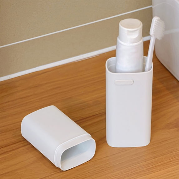 DZQMTKX Travel Toothbrush Cup, Portable Toothbrush Holder, Compact ...