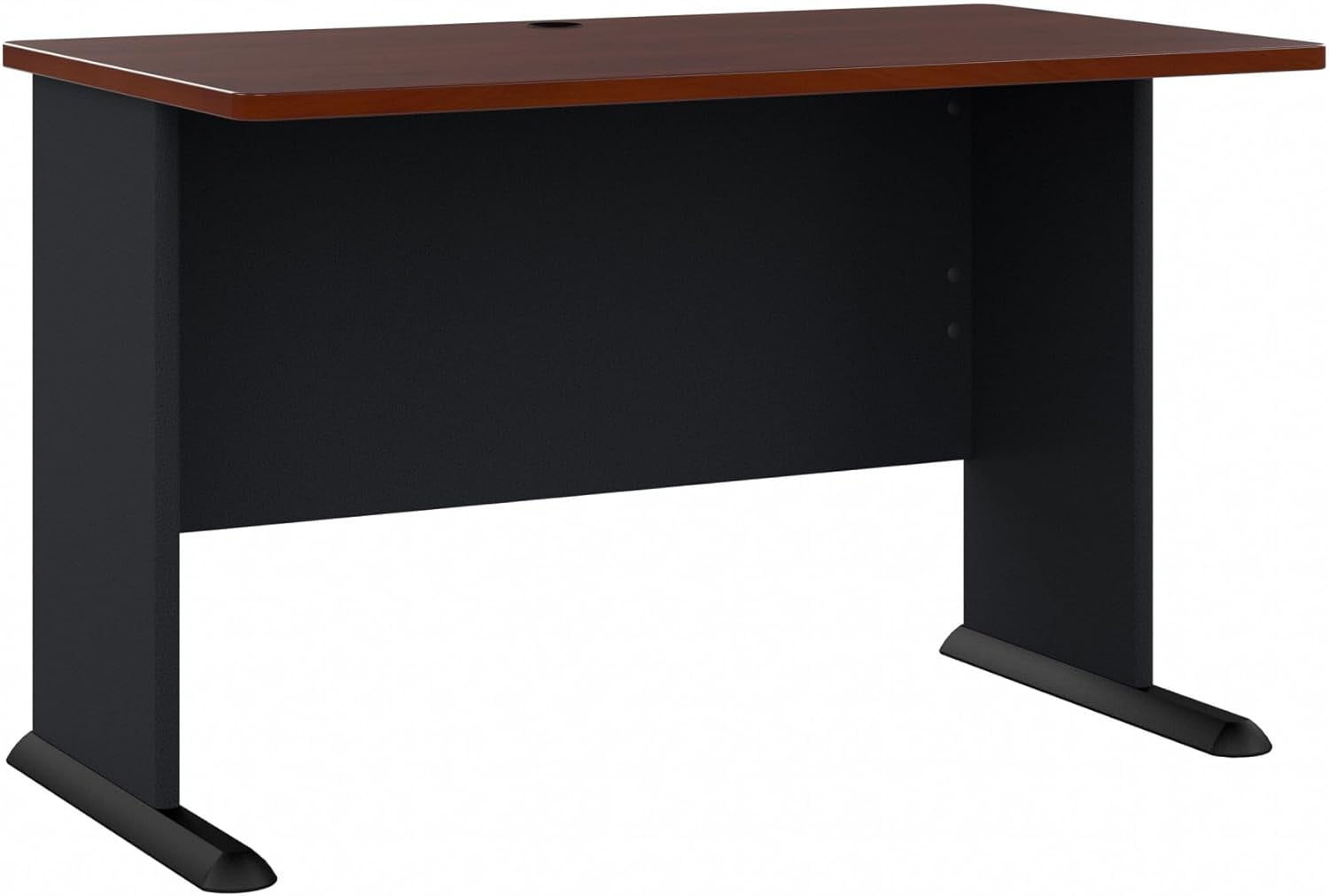 DZW Series A 48W Computer Desk in Hansen Cherry and Galaxy, Small ...