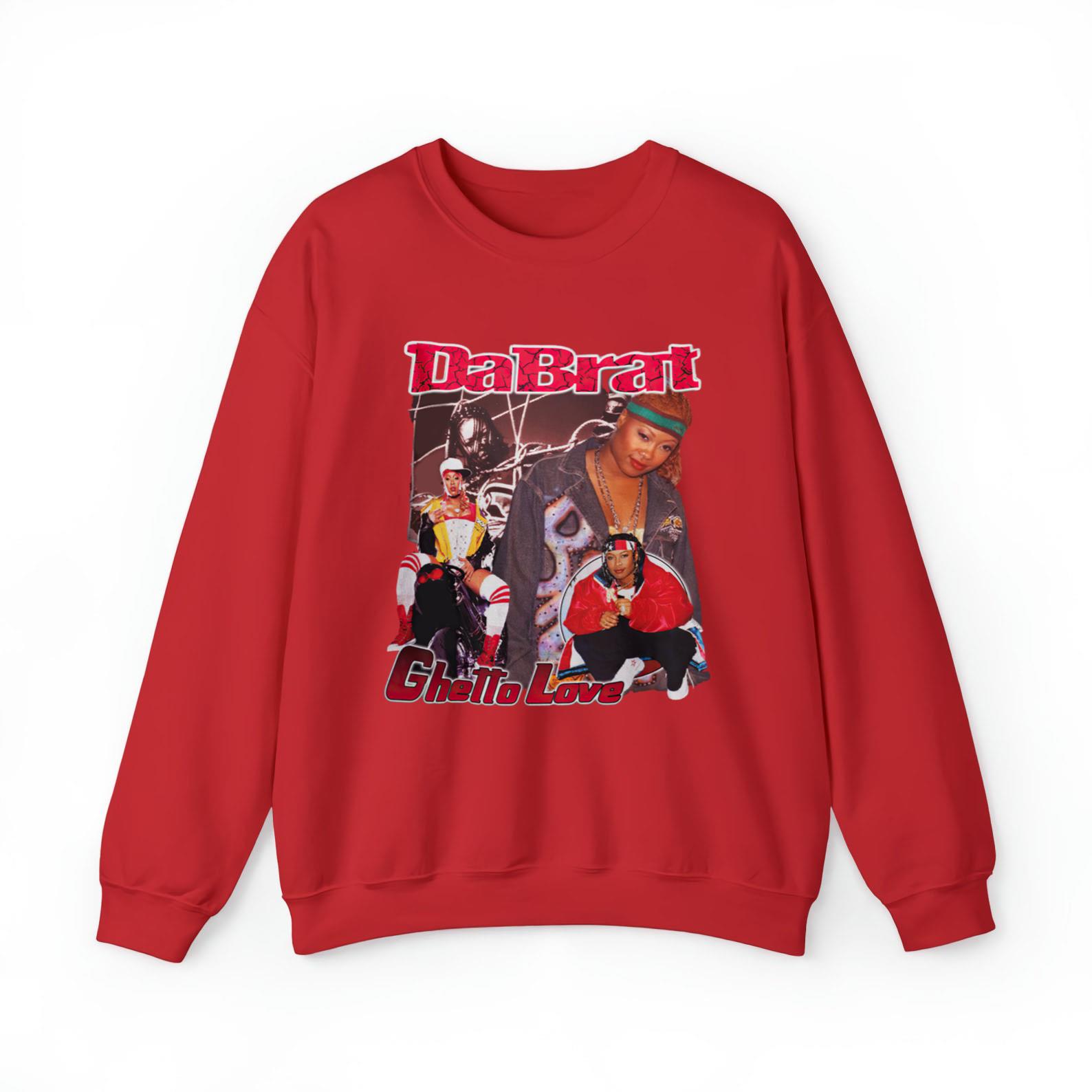 Da Brat Hiphop TShirt Da Brat Sweatshirt Vintage Da Brat RnB Rapper Da ...