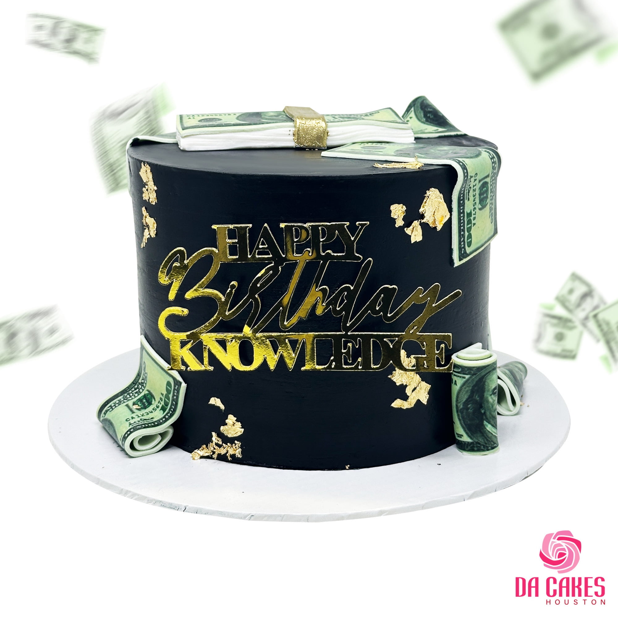 Da Cakes Houston Birthday Money Cake 8" 15-18 Servings - Walmart.com