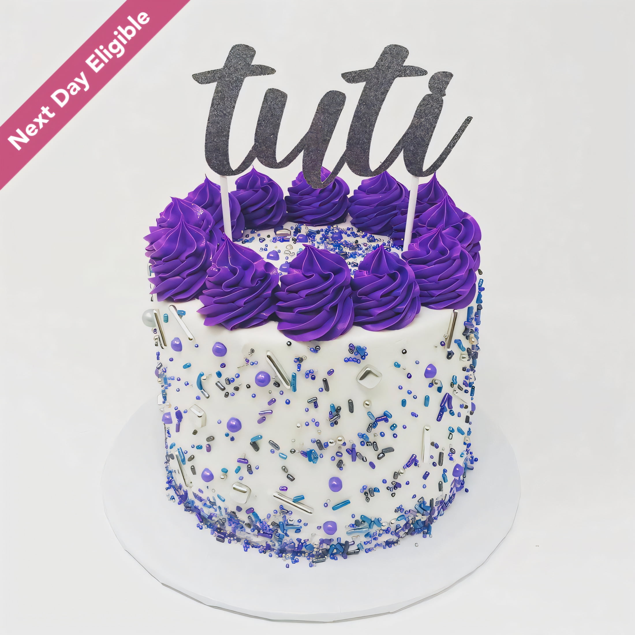 Da Cakes Houston Full Sprinkles Buttercream Cake 8" 15-20 Servings ...