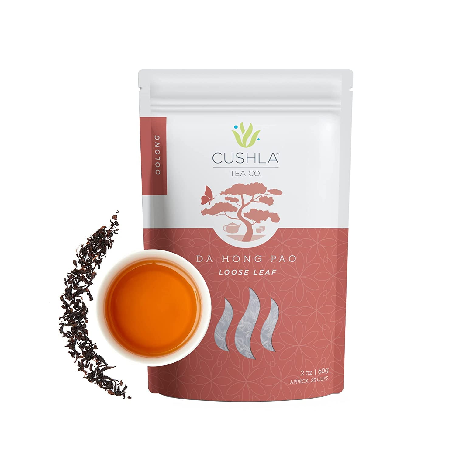 Da Hong Pao Oolong Tea Loose Leaf - Organic Fujian Wuyi Rock Oolong Tea ...
