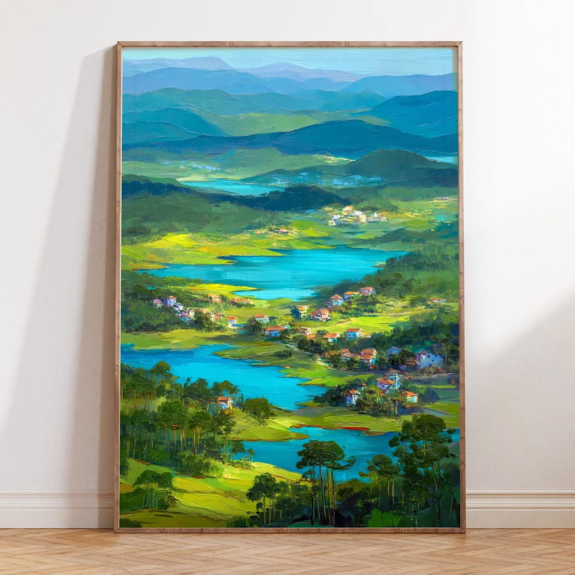 Da Lat Vietnam Highlands Lake Nature Scenery Wall Art, Unframed Paper ...