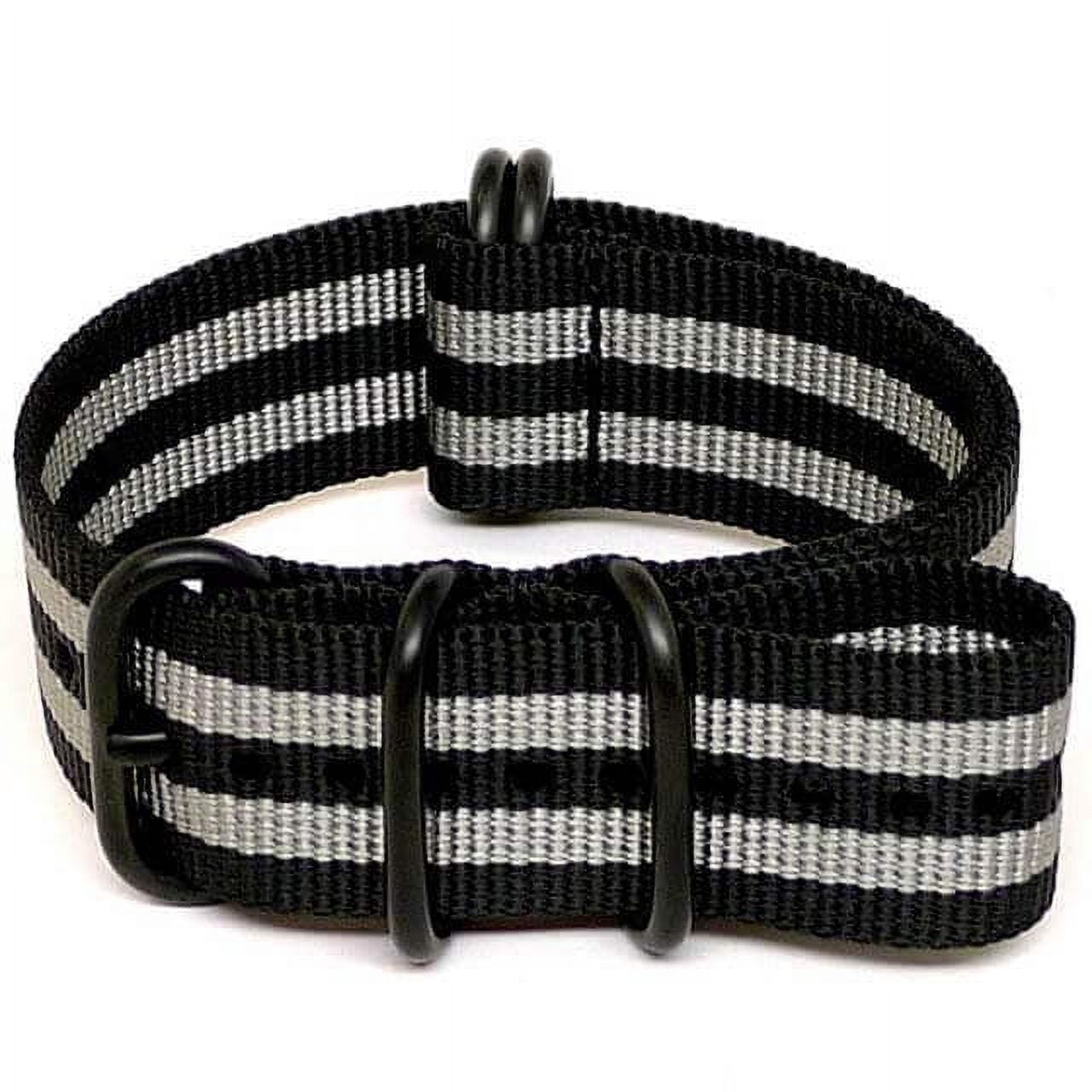 Da Luca Ballistic Nylon Military Watch Strap - Bond (PVD Buckle) : 24mm ...