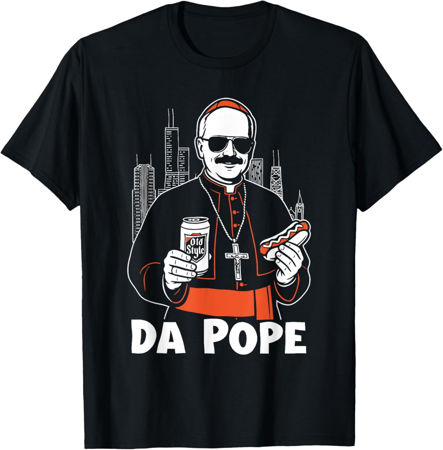 Da Pope From America Chicago Pope Leo Xiv Provost T-Shirt Unisex S-5XL Hot Trending Shirt ...