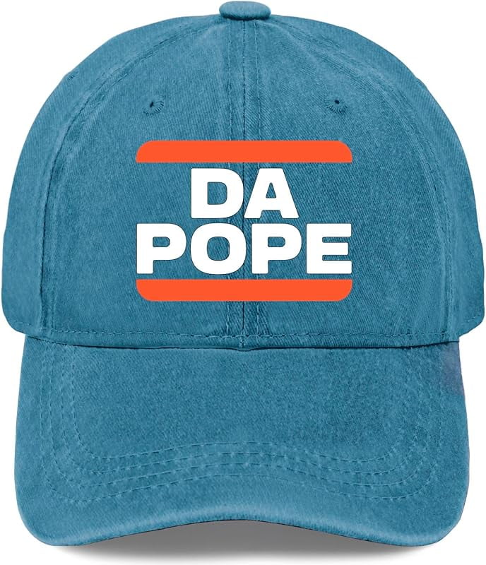 Da Pope Leo XIV Hat for Mens Baseball Caps Aesthetic Washed Running Hat ...