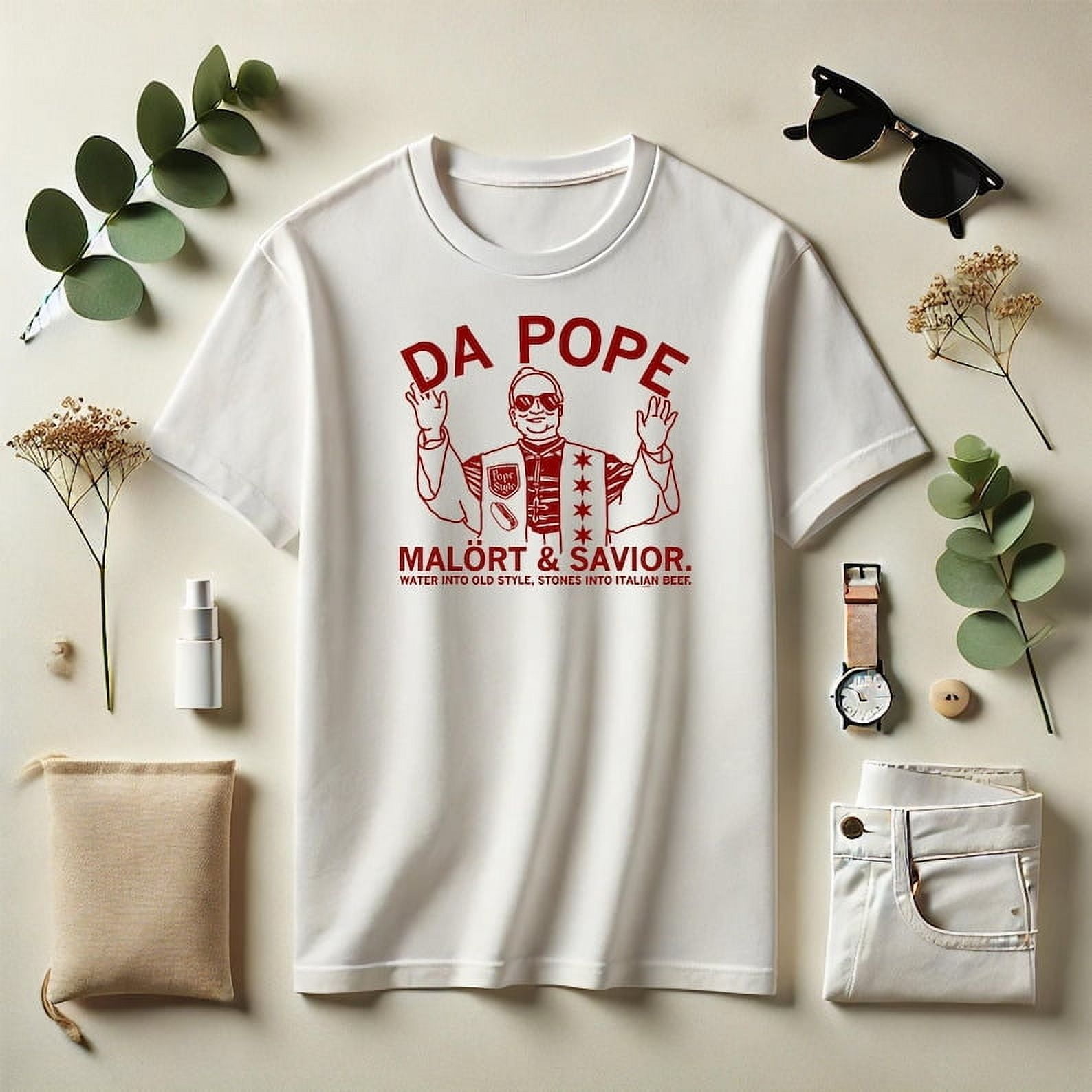 Da Pope Malört & Savior Meme PNG, Leo XIV New Pope Tee Minimalist ...