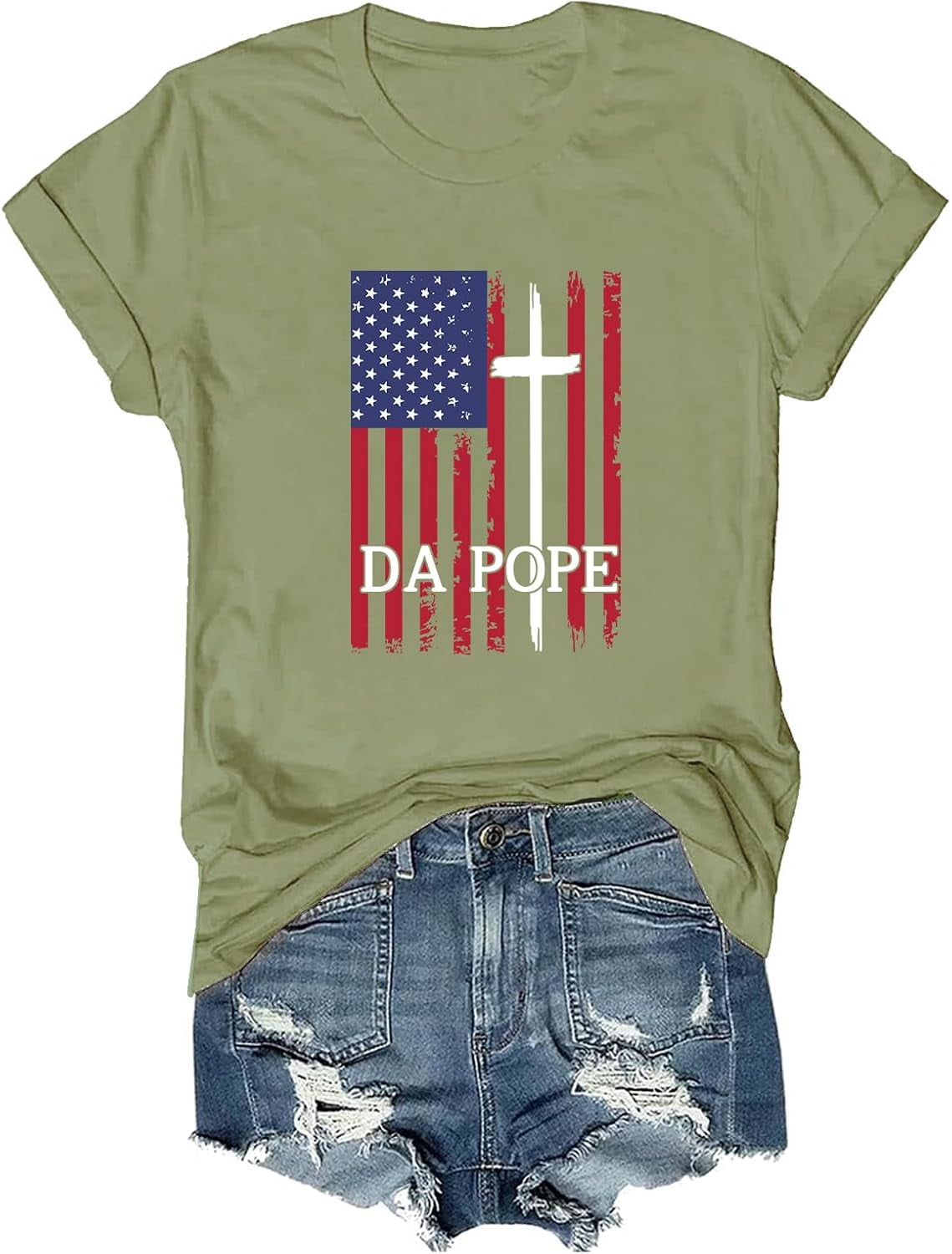 Da Pope Shirt New Pope Shirts American Pope Tee - Walmart.com