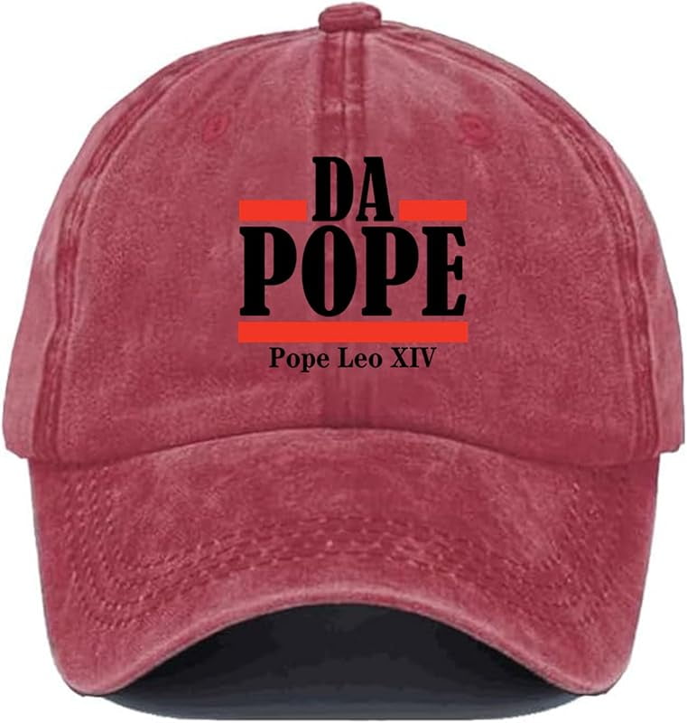 Da-Pope from America Pope-Leo-XIV Retro Cotton Cap Dad Hat ﻿ - Walmart.com
