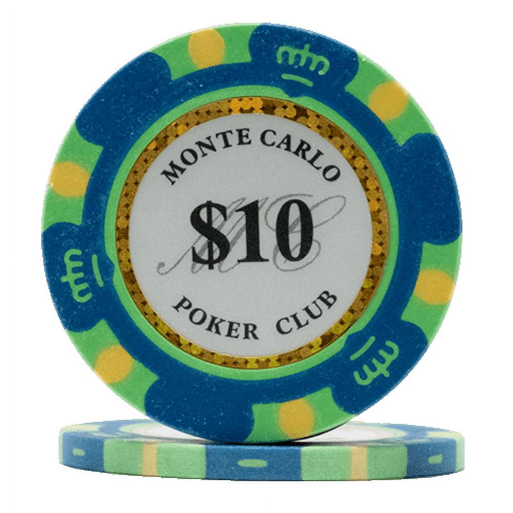 Da Vinci 14 Gram Clay Monte Carlo Poker Club Poker Chips Pack of 50 ...