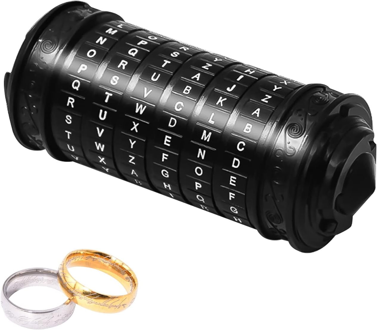 Da Vinci Code Mini Cryptex Lock, Small Cryptex, Money Puzzle Box Lock ...