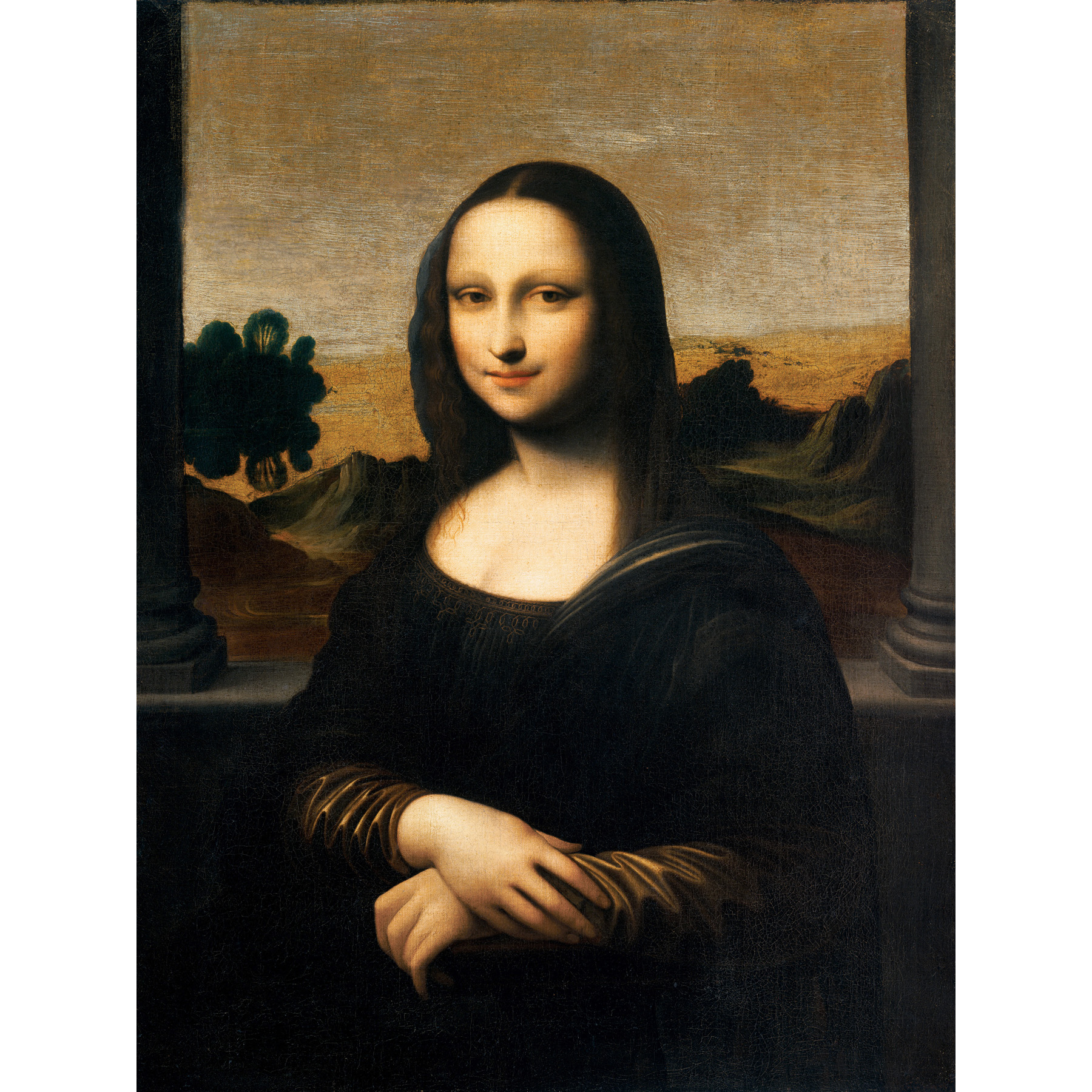 Da Vinci Iselworth Mona Lisa Early Version Famous Painting Extra Large ...