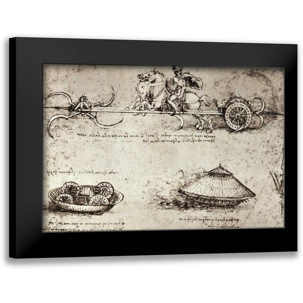 Da Vinci, Leonardo 18x14 Black Modern Framed Museum Art Print Titled ...