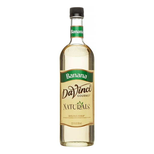 Da Vinci Naturals Syrup, Banana, 700 mL (Glass) - Walmart.com