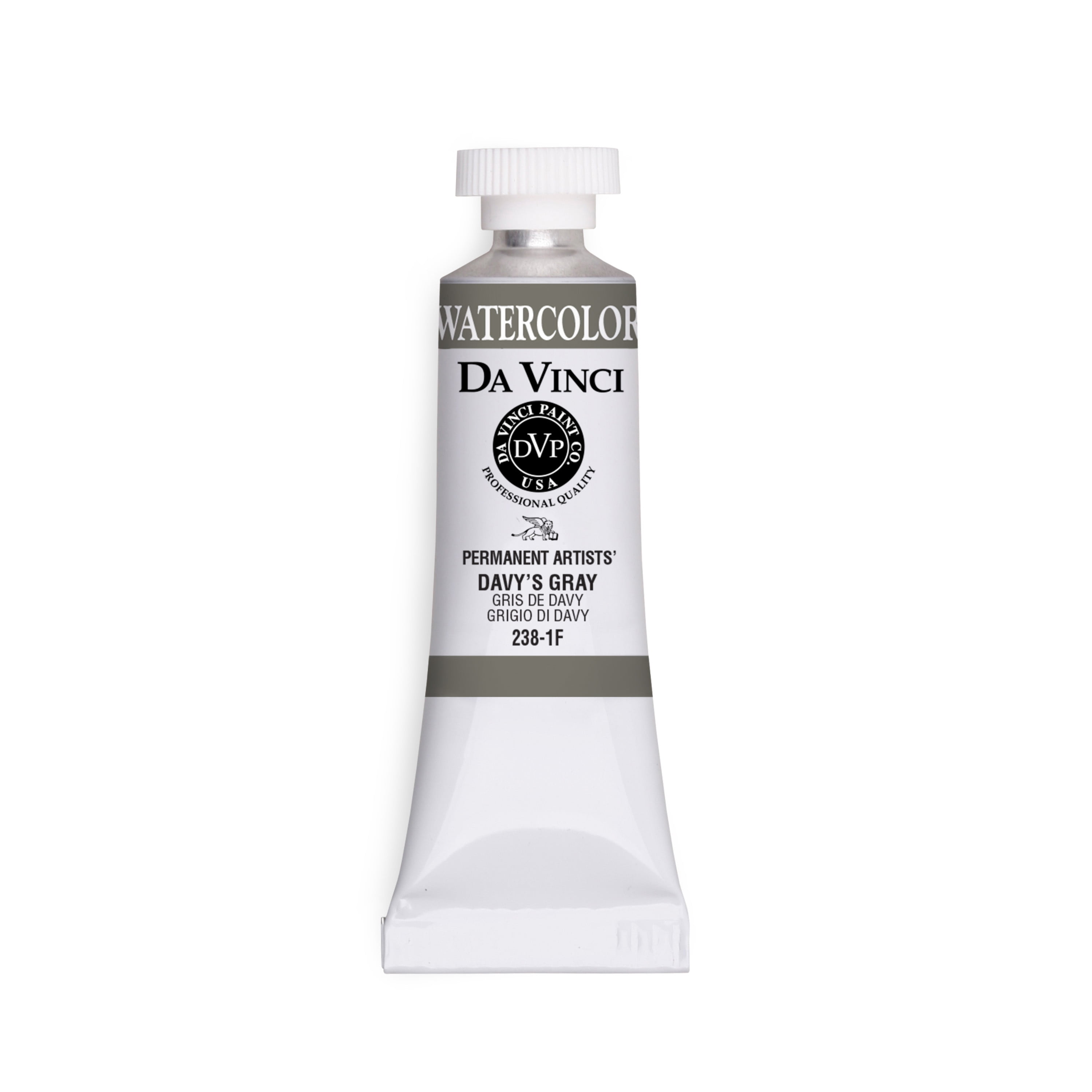 Da Vinci Paints Professional Watercolor, 15ml Tube, Davy's Gray ...