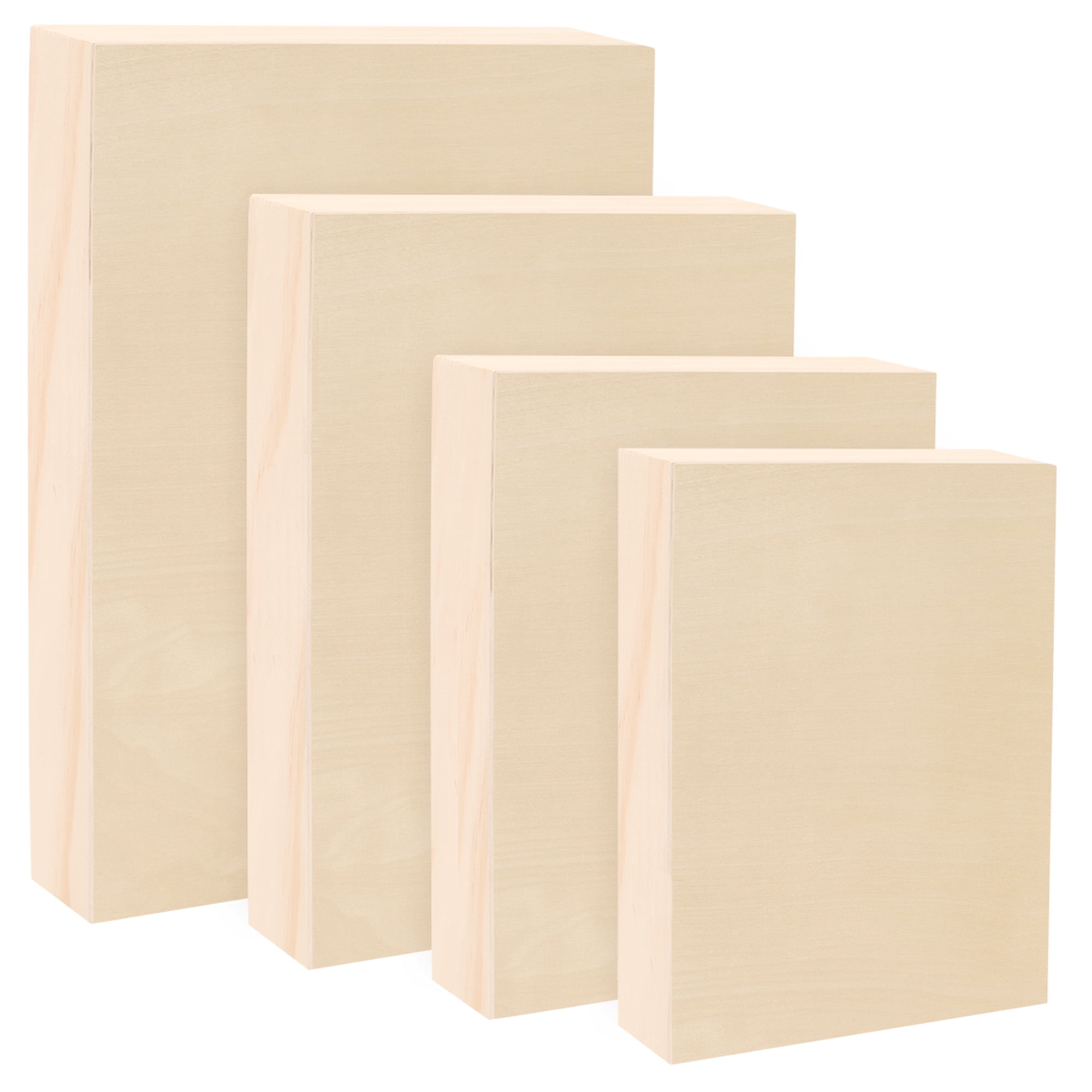 Da Vinci Pro Birch Wood Panel 1-5/8" Deep – Bundle of 4 Medium ...