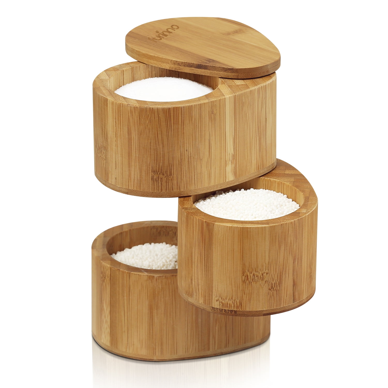 DaPur Bamboo 3 Tier Spice Can FK8942 - Walmart.com