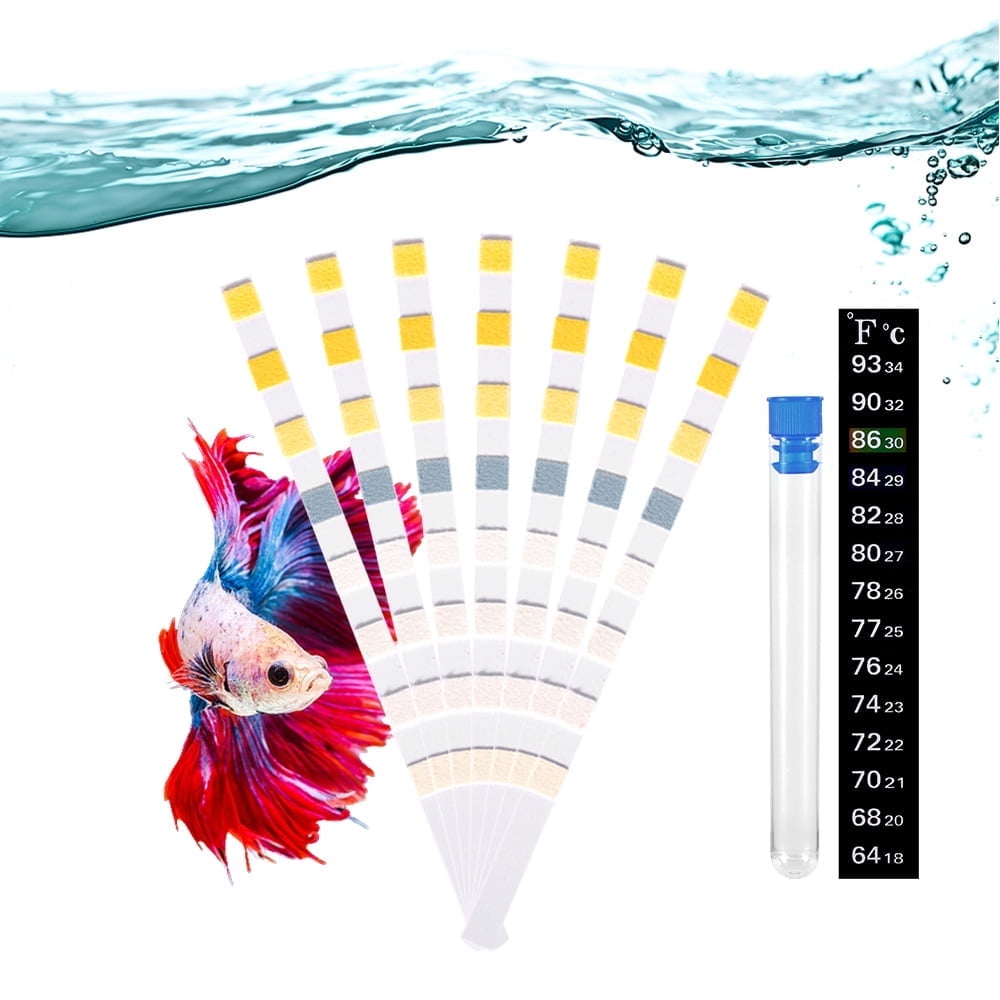 DaToo 8 in 1 Aquarium Test Kit Fish Tank Test Strips Accurate Water ...
