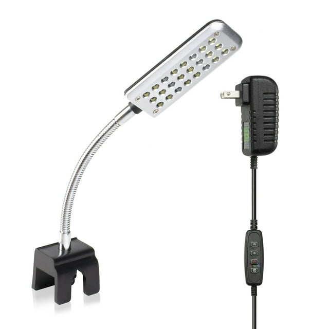 DaToo Aquarium Light Clamp Fish Tank Light White and Blue LEDs 3W ...