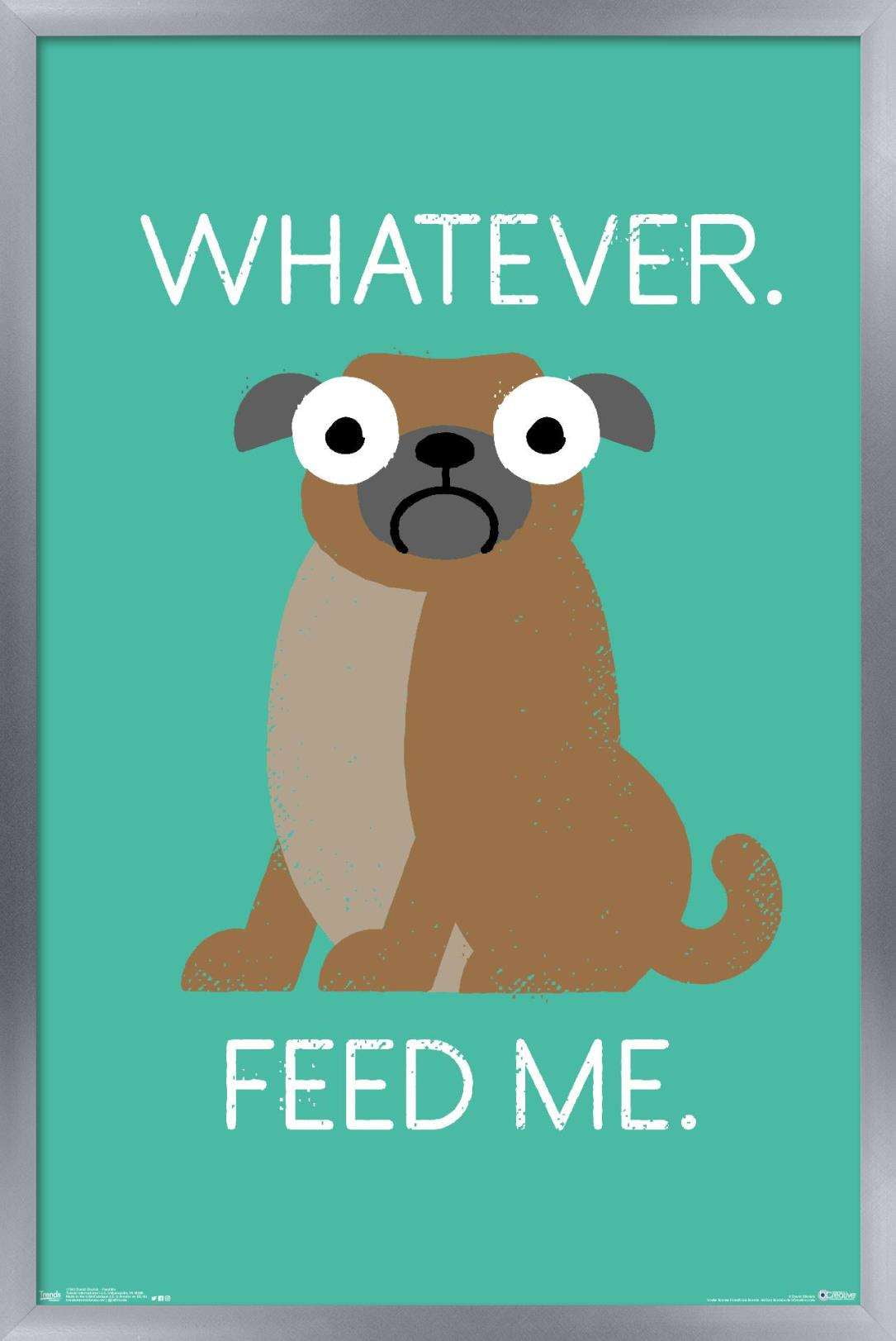DaVid Olenick - Feed Me Wall Poster, 14.725" x 22.375", Framed ...