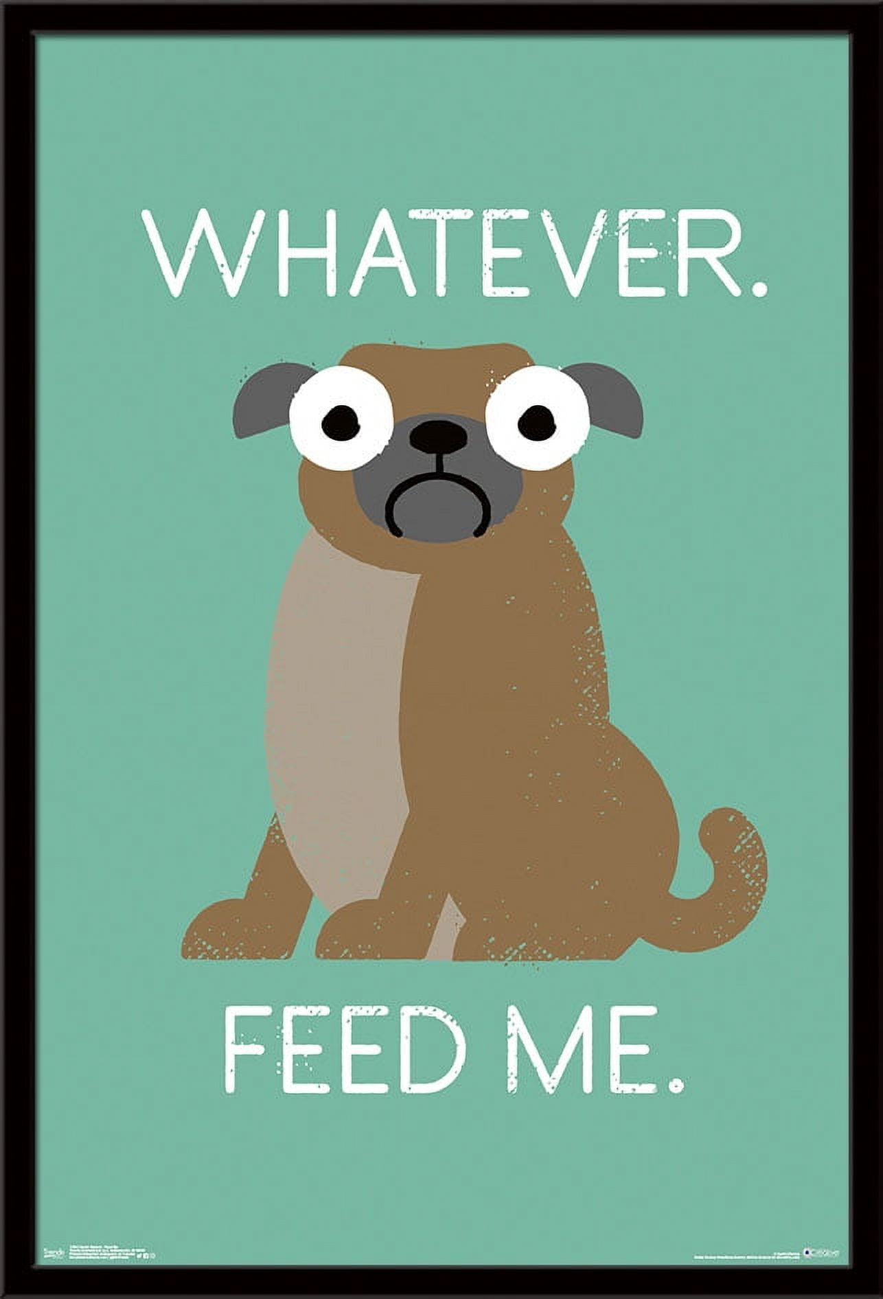 DaVid Olenick - Feed Me Wall Poster, 22.375" x 34", Framed - Walmart.com