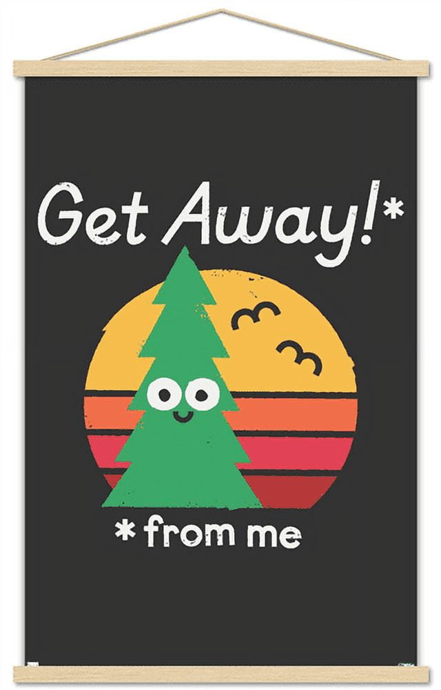 DaVid Olenick - Take a Hike Wall Poster with Wooden Magnetic Frame, 22. ...