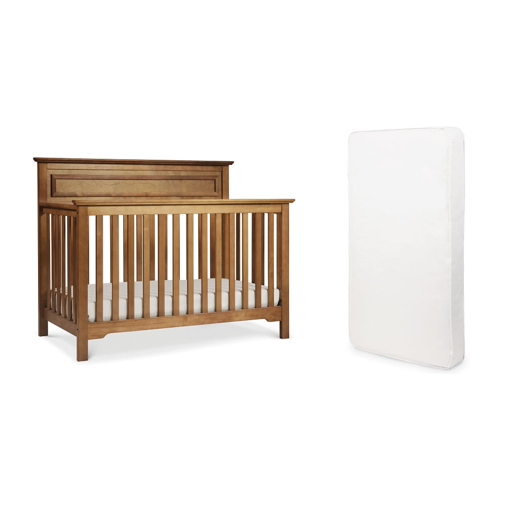 DaVinci Autumn 4 in 1 Convertible Crib in Chestnut and Hypoallergenic ...