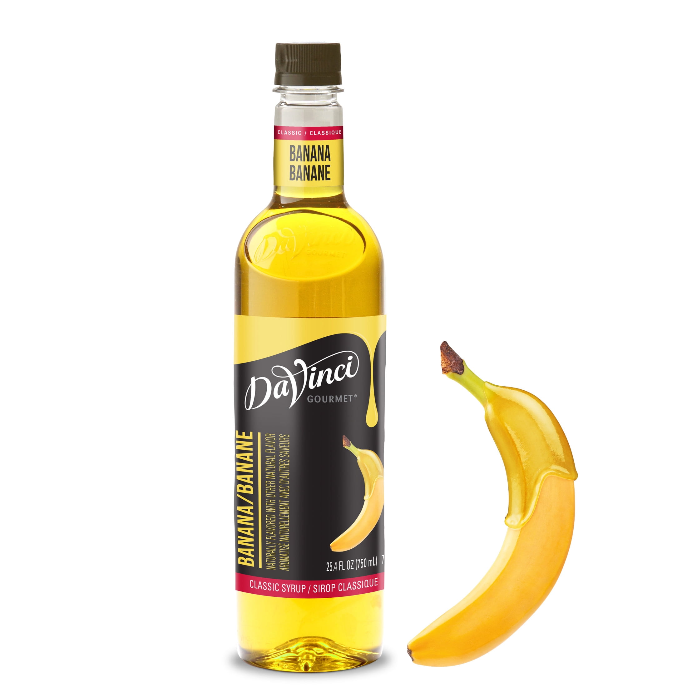 DaVinci Gourmet Classic Banana Syrup, 25.4 Fluid Ounces (Pack of 1 ...