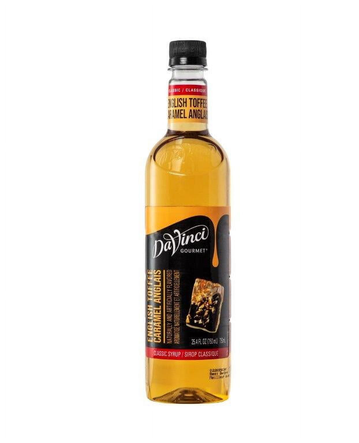DaVinci Gourmet, Classic Syrup, 750ml, English Toffee - Walmart.com