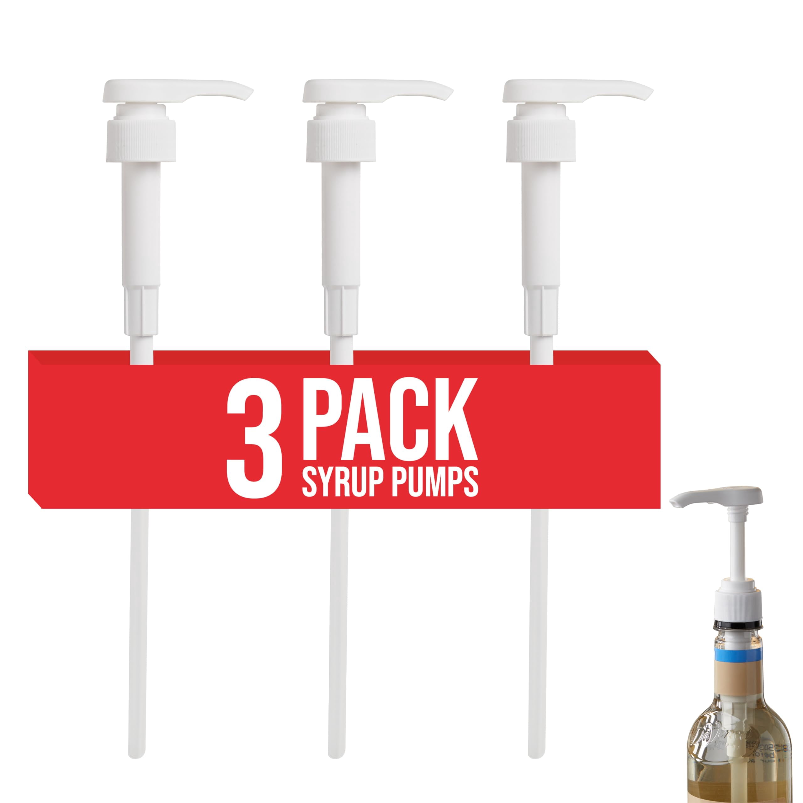 DaVinci Gourmet Flavored Syrup Pump, 1/4 oz (Pack of 3) - Walmart ...