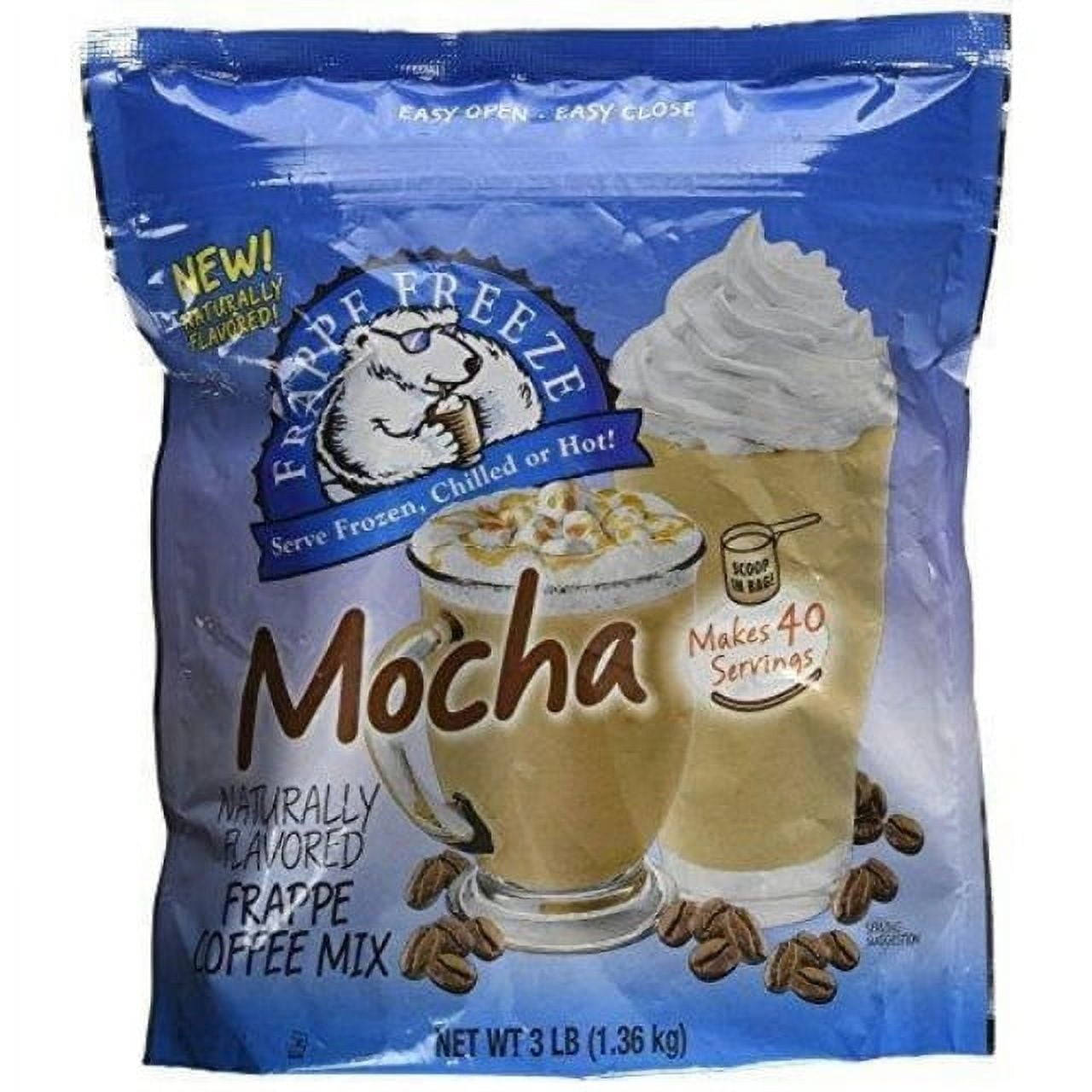 DaVinci Gourmet Mocha Frappe Coffee Mix, Chocolate Flavor, Ice Mocha, 3 ...