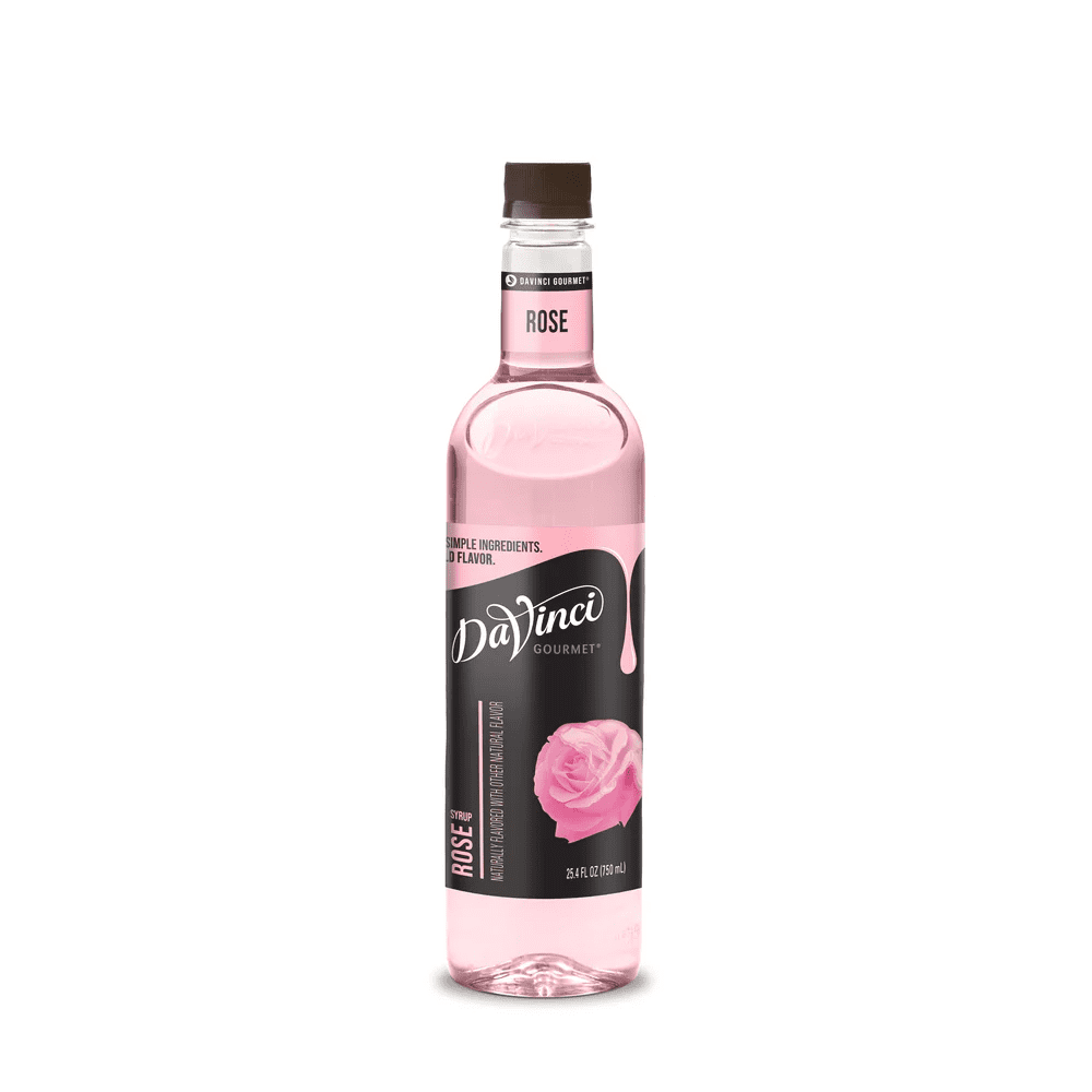 DaVinci Gourmet Natural Rose Syrup PET cs 4/750 ml - Walmart.com