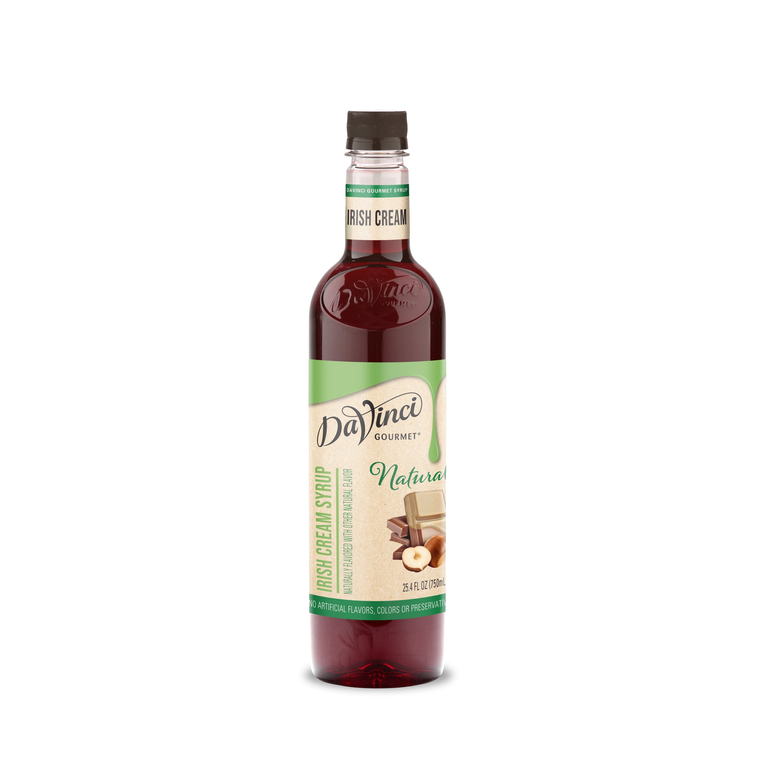 DaVinci Gourmet Naturals Irish Cream Syrup, 750 ml - Walmart.com